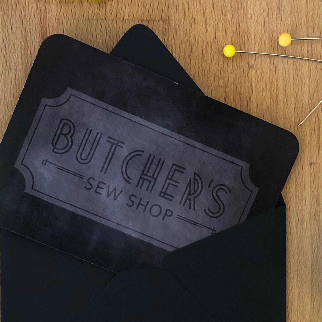 Butcher's Gift Card – Butcher's Sew Shop